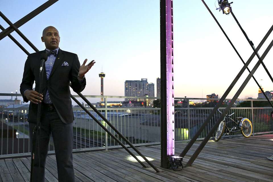 Warrick acknowledges passing out outside City Hall