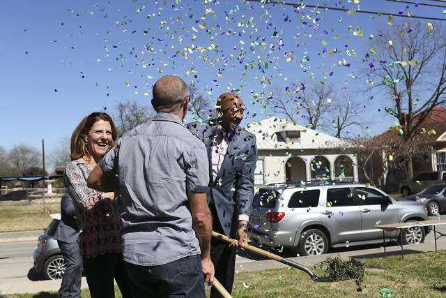 Warrick acknowledges passing out outside City Hall