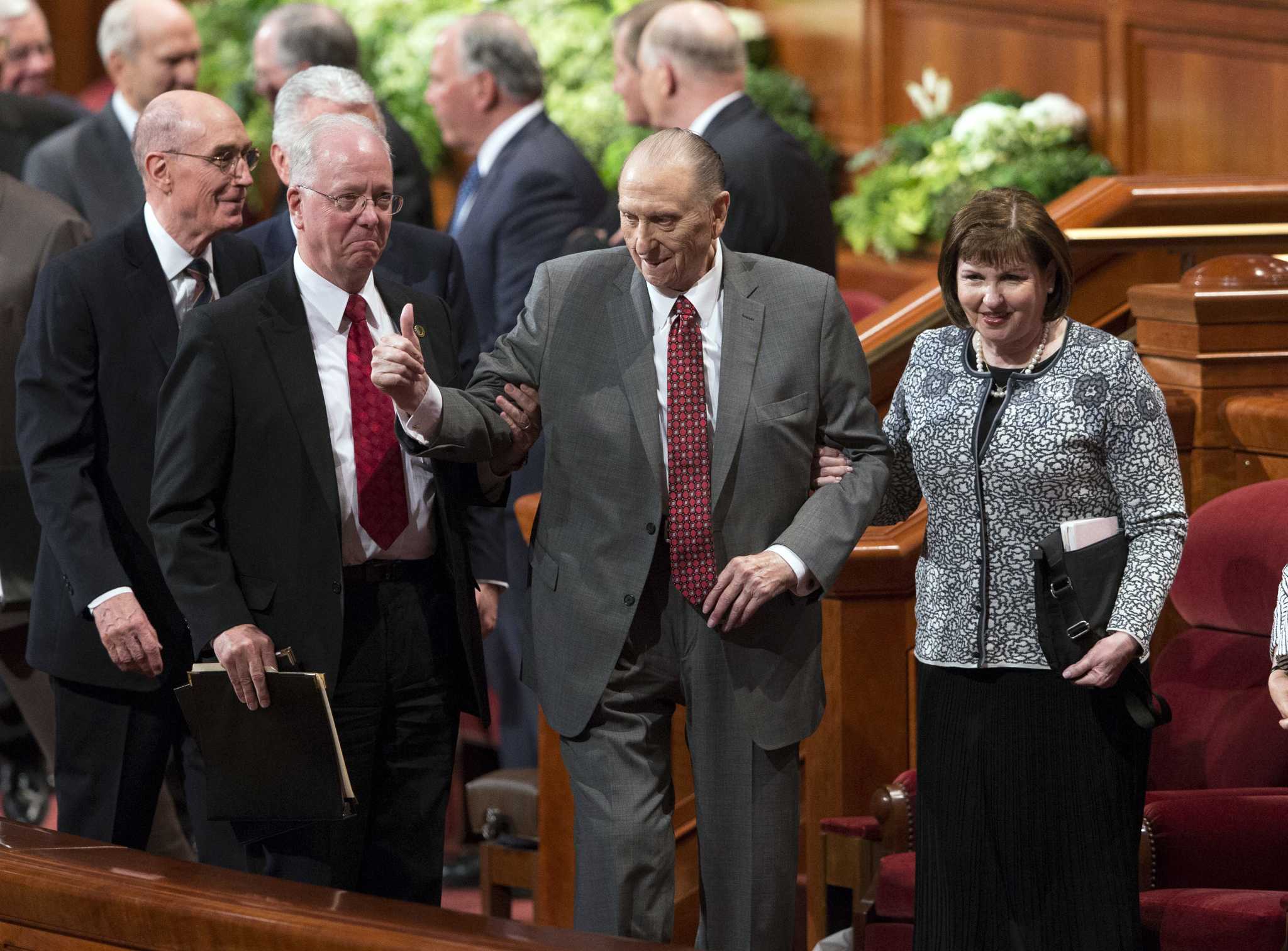 Mormon leader scales back duties