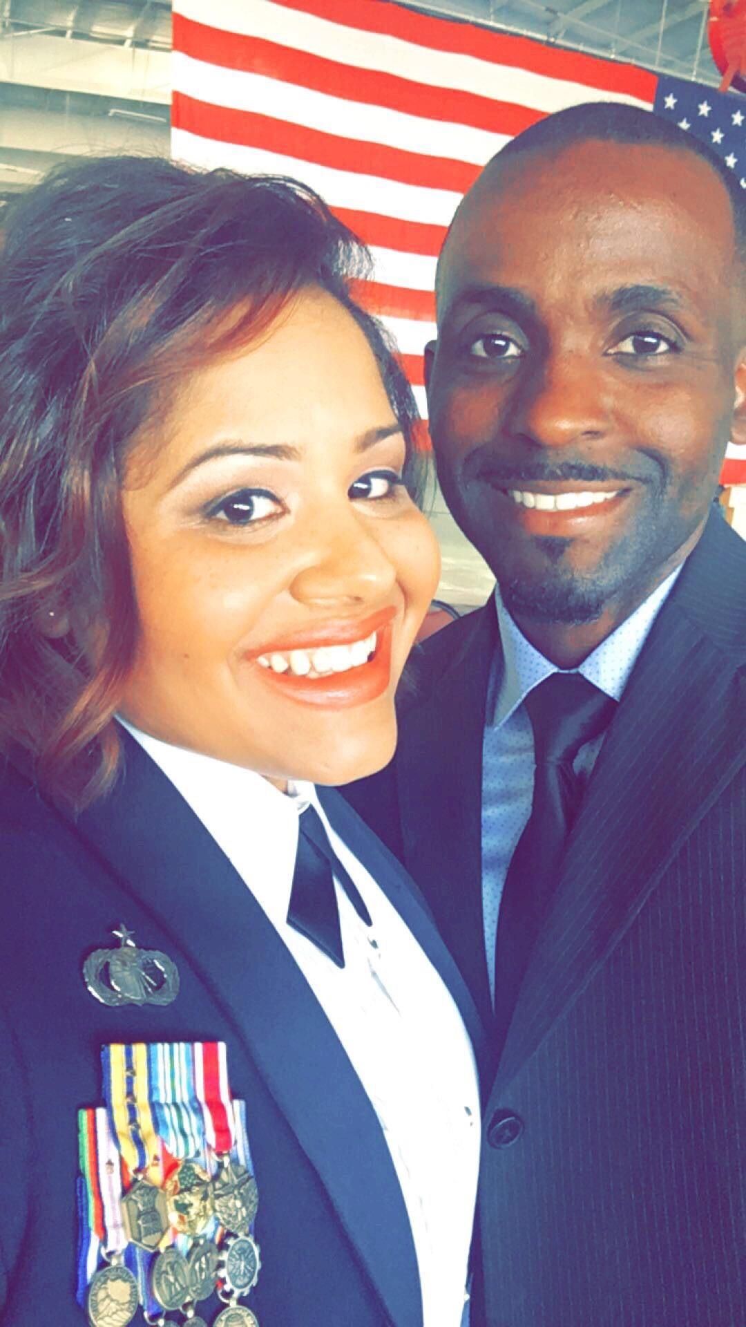 Civilian husband of military wife the 2017 Military Spouse of the Year