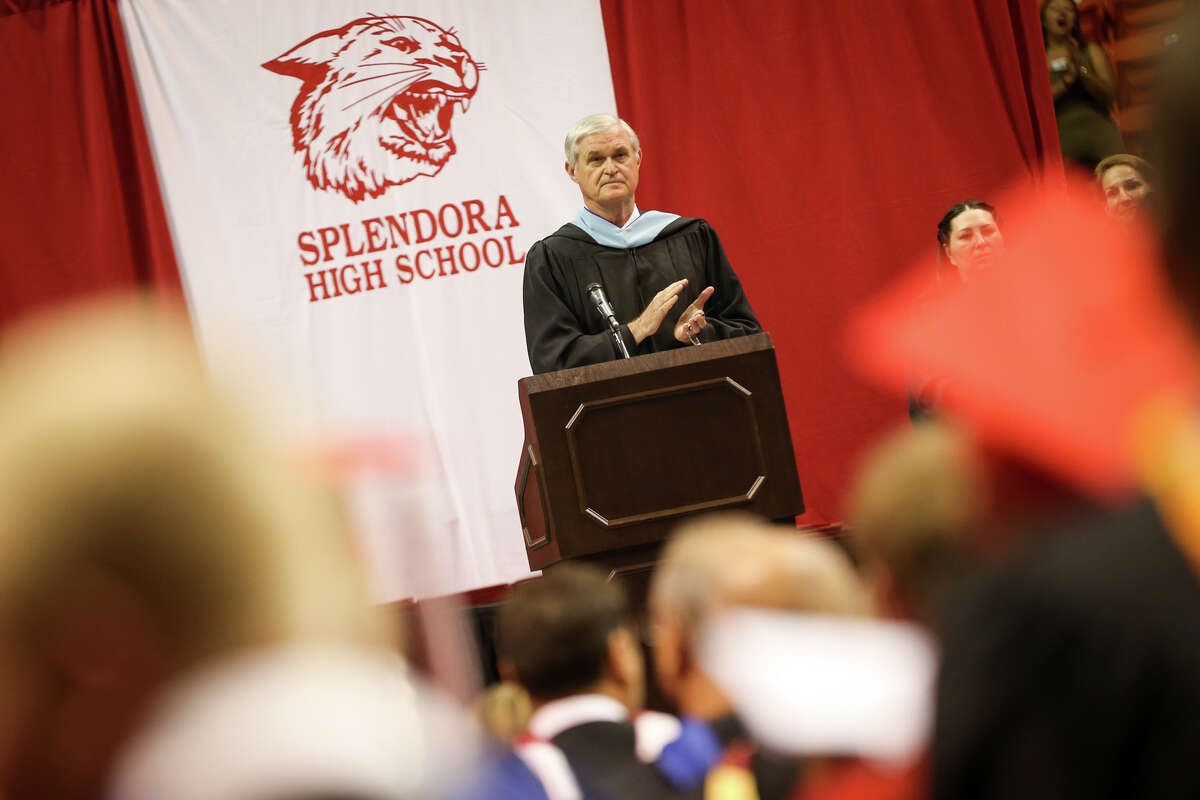 Splendora High School graduation pays respect to Memorial Day