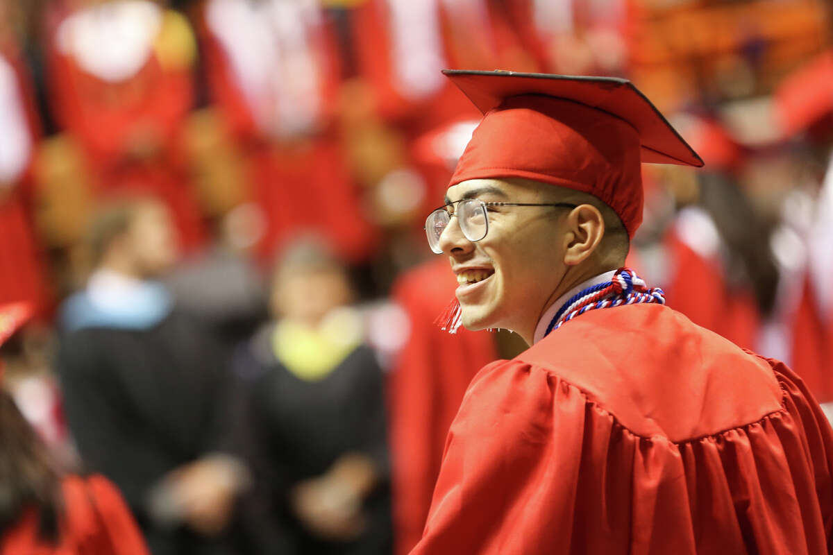 Splendora High School graduation pays respect to Memorial Day