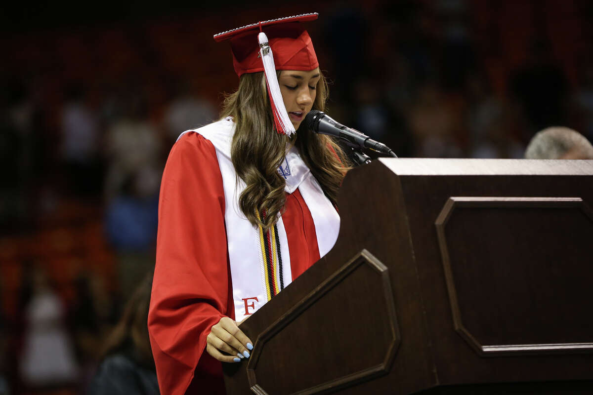 Splendora High School graduation pays respect to Memorial Day