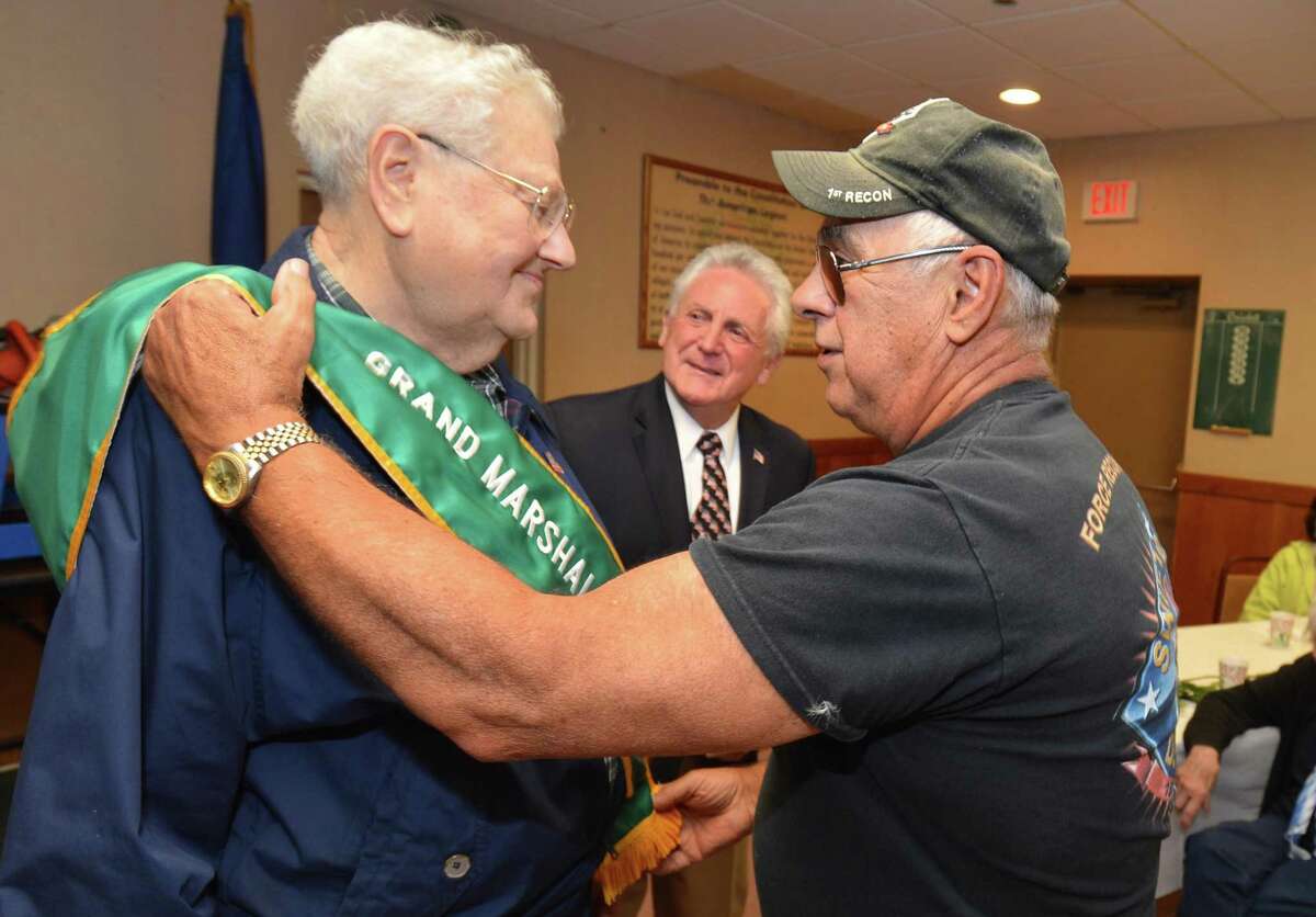 Veterans, others gather at American Legion on rainy Memorial Day