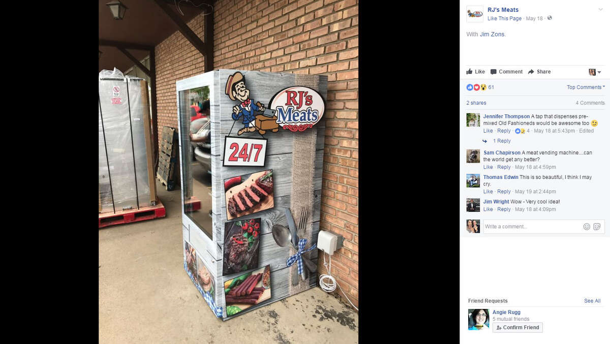 Wisconsin butcher makes dreams come true with a meat vending machine