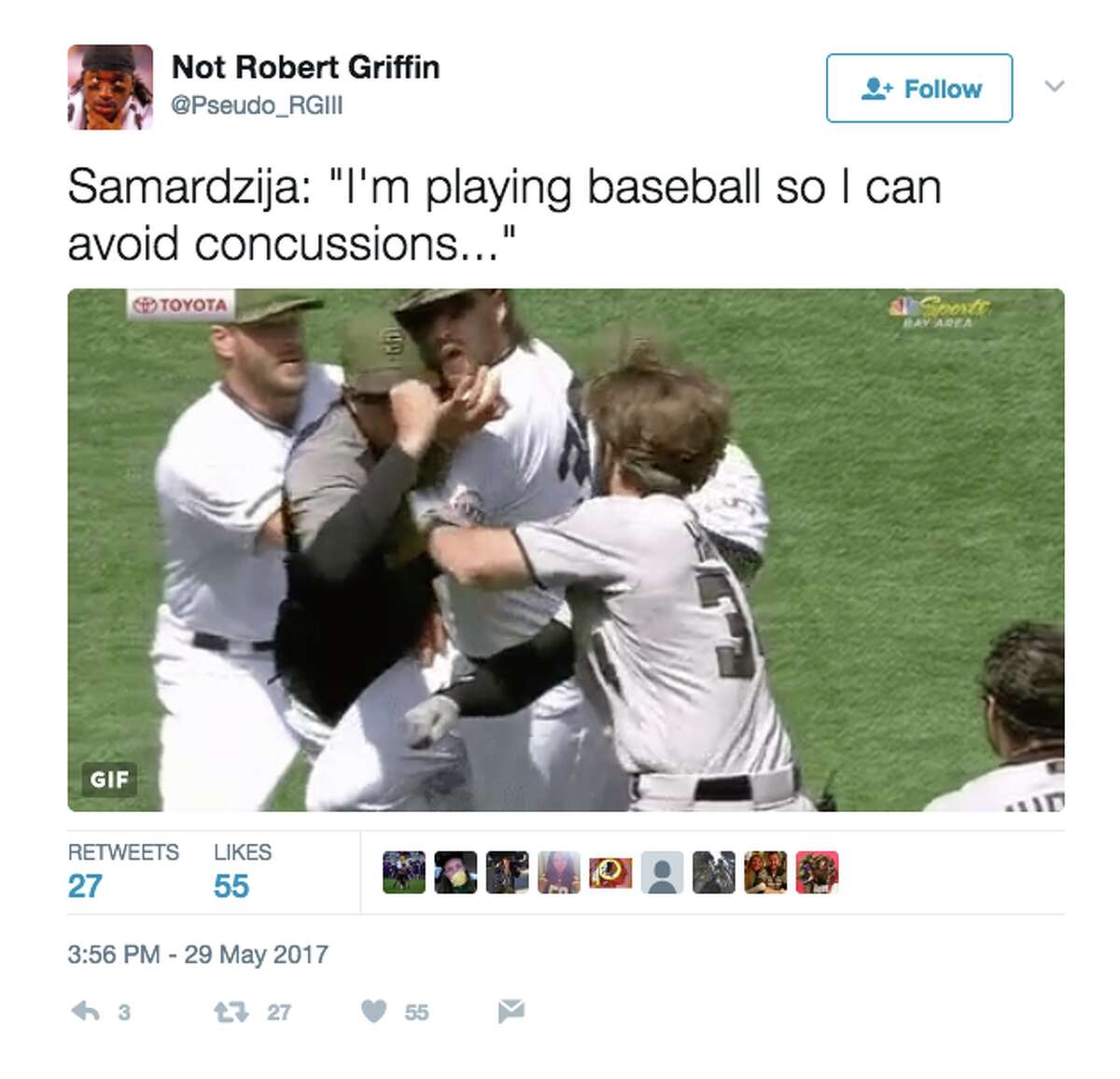 Twitter roasts Bryce Harper and Hunter Strickland's fight with memes