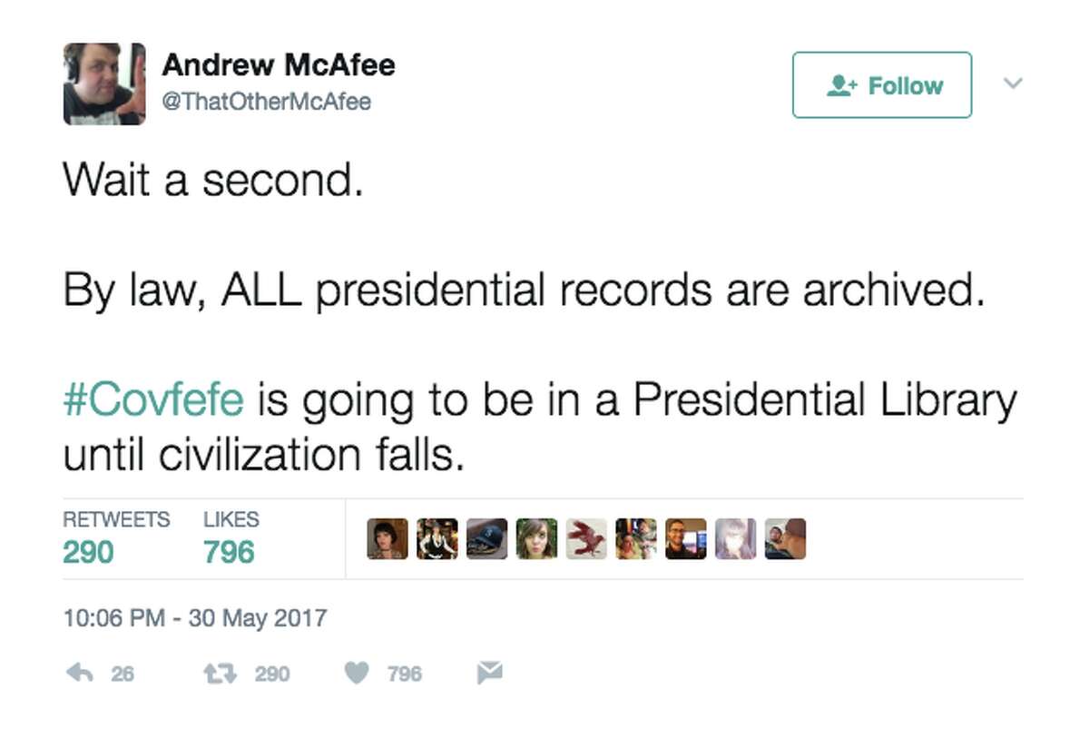 Twitter loses its mind over Trump's 'covfefe' tweet