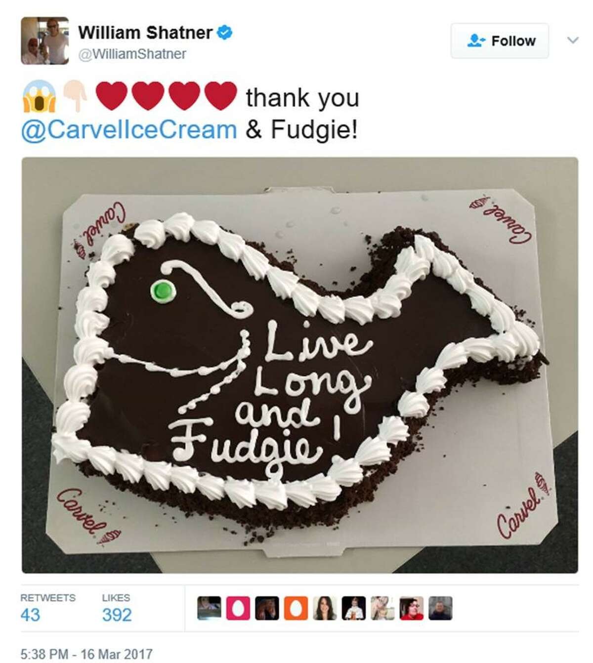 One of the creators of Carvel's Fudgie the Whale reminisces on the cake ...