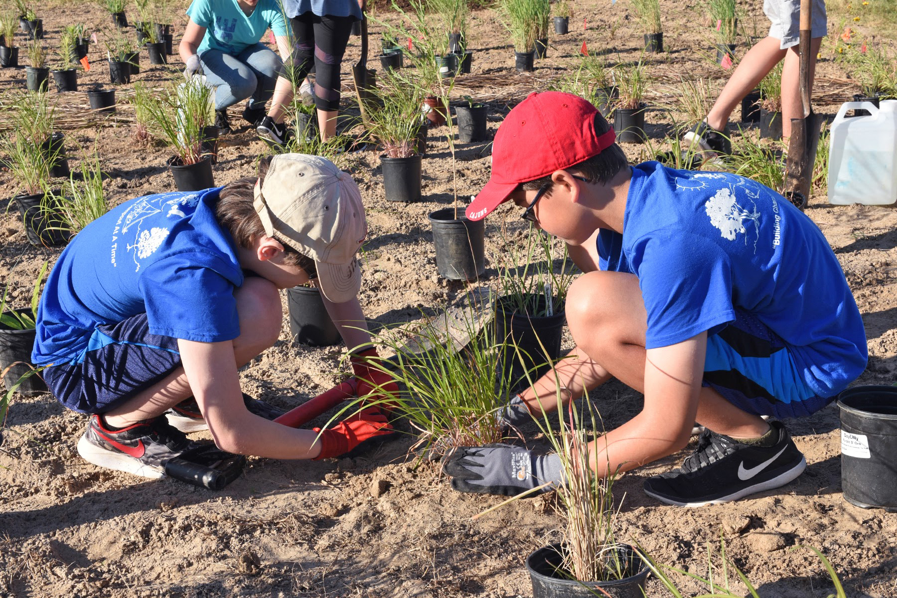Cy-Fair ISD project brings pocket prairie to resource center