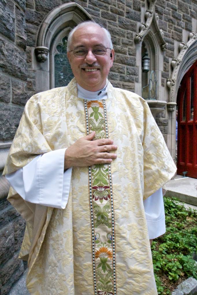 The Rev'd Dr. James "Jim" Lemler speaks to the occasion