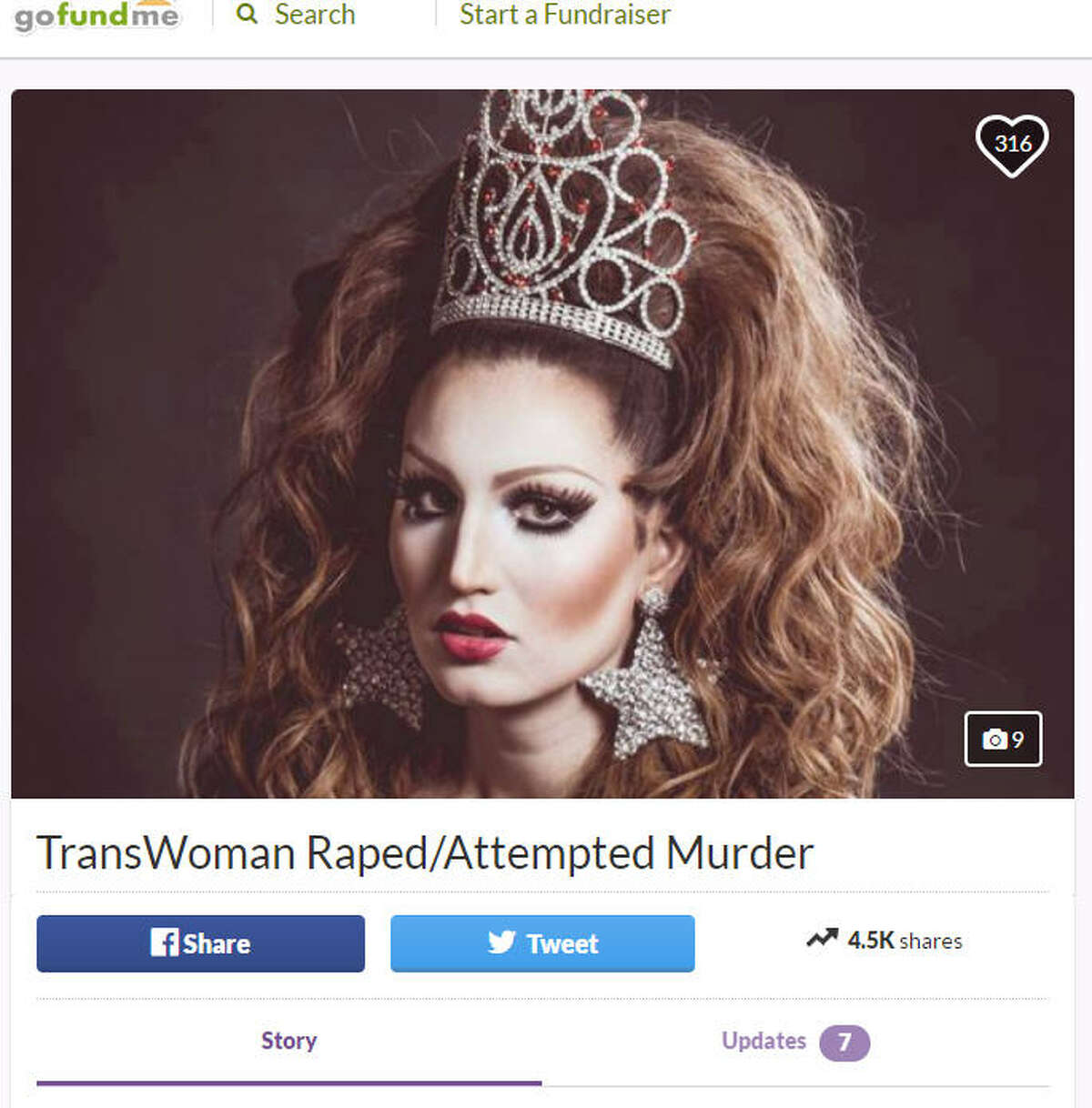 Christi Foxx Paris, Austin transgender drag queen, raped and beaten ...