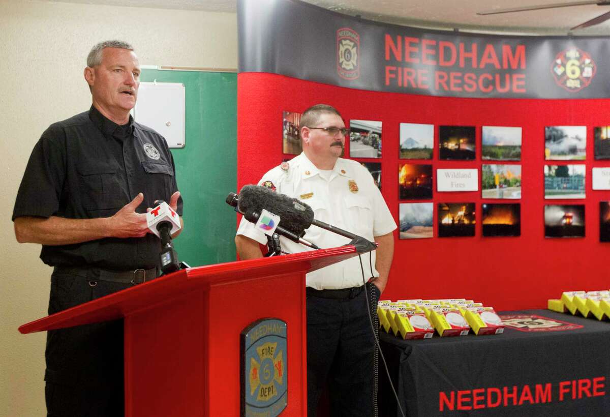 Needham fire chief given token of appreciation