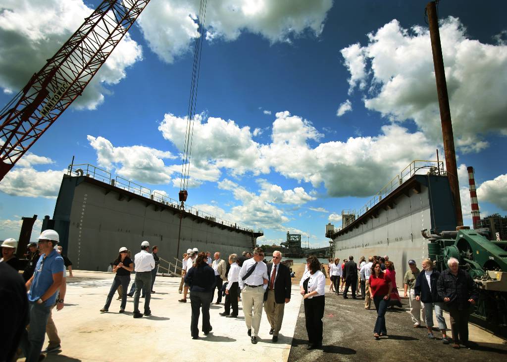 New dry dock gives shipyard a big lift
