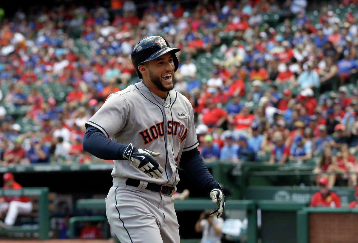 Astros' George Springer named American League player of week