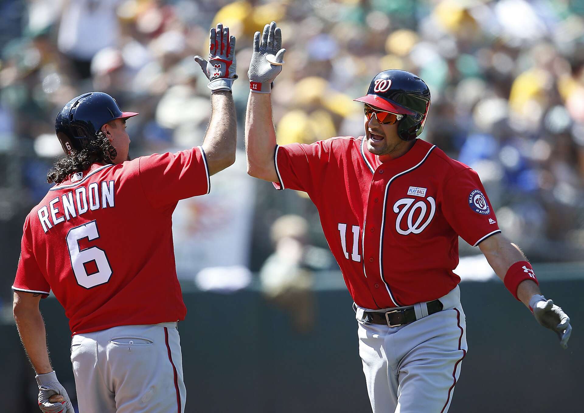 Late comeback by A’s not enough against Nationals