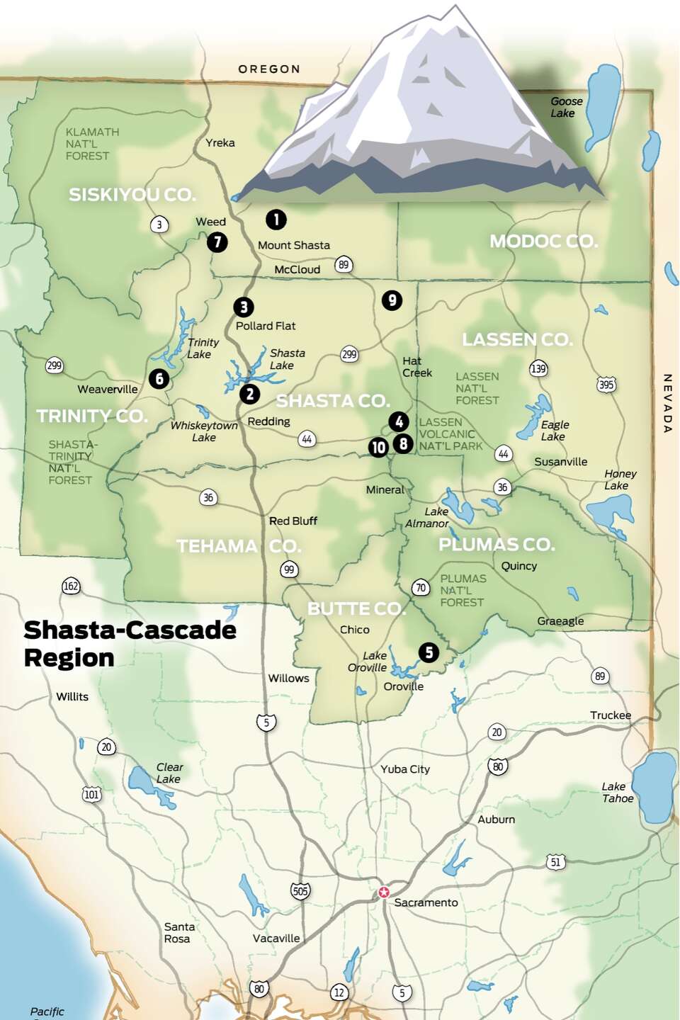 Shasta-Cascade Region’s overlooked natural wonders