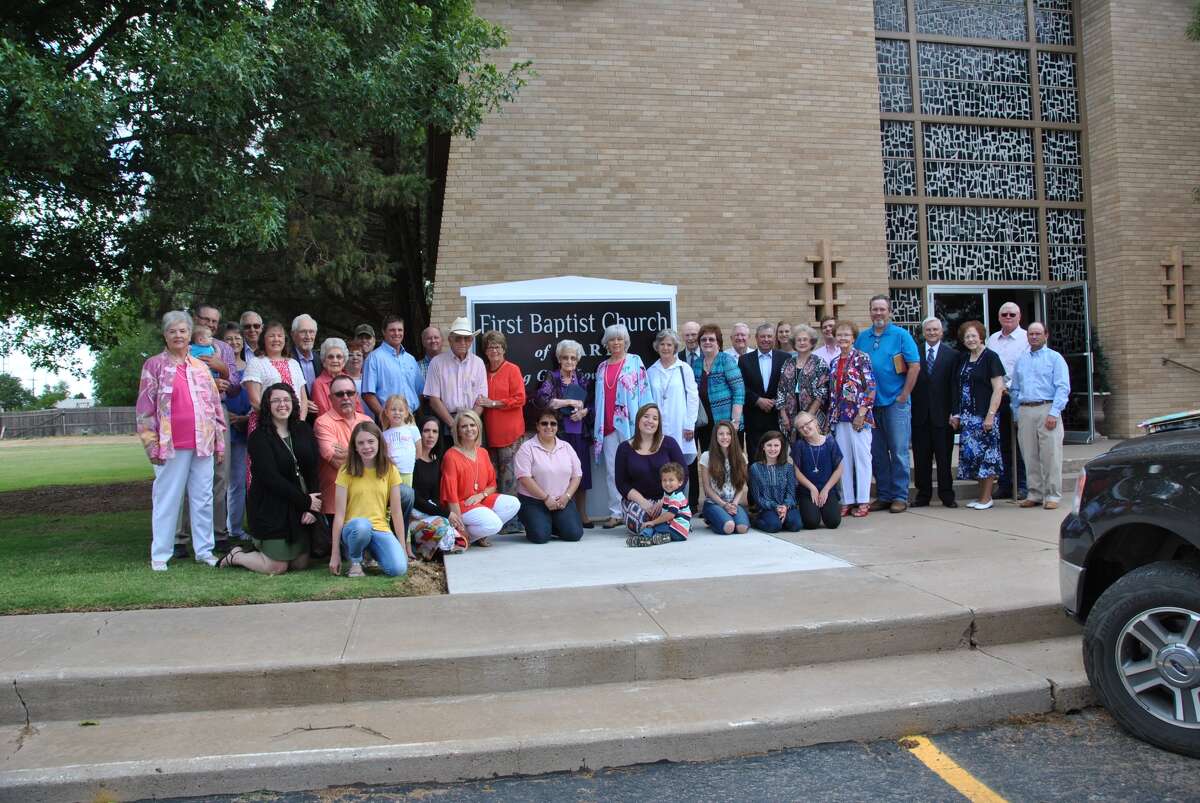 First Baptist Church-Hart installs new sign