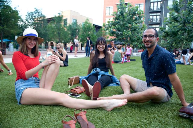 Pop-up club turns park at The Pearl into an open-air disco
