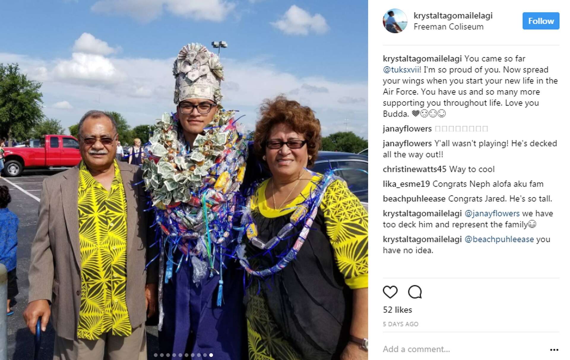 S.A. family searching for stranger who swapped pants with graduate so ...