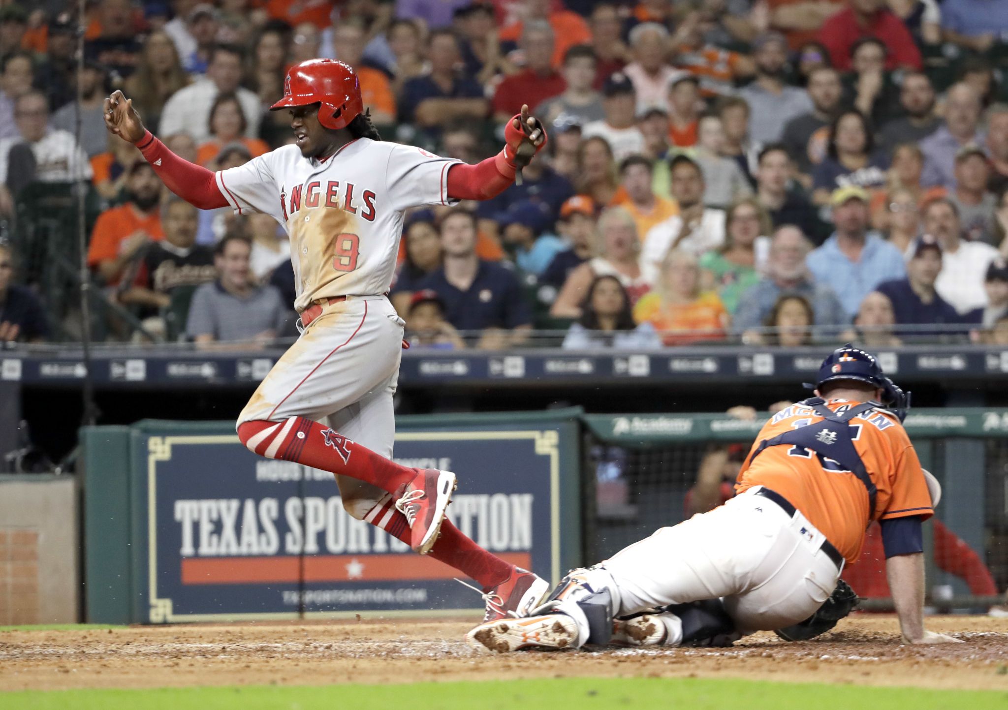 Cameron Maybin sparks Angels past Astros