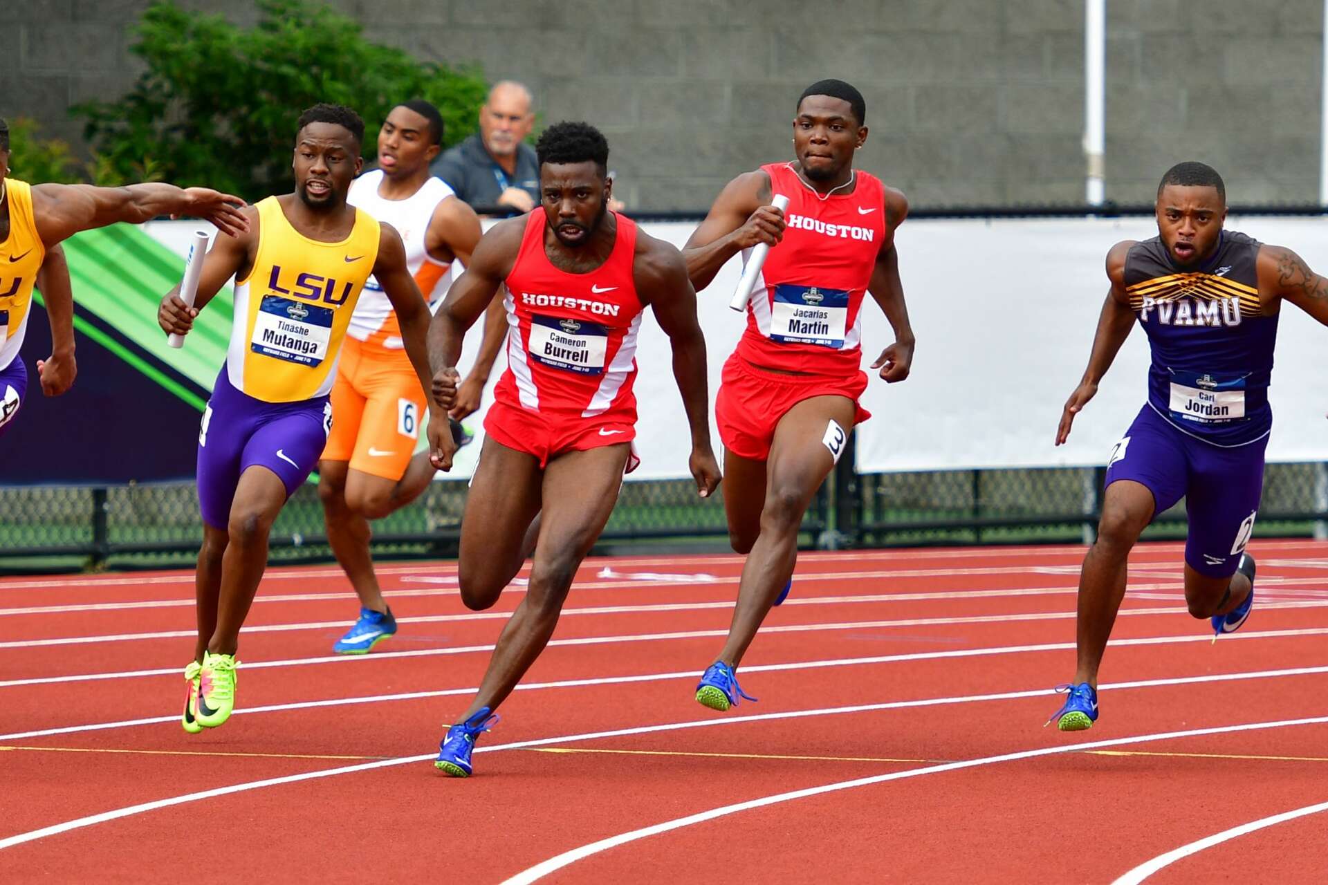 UH track claims NCAA title in 4X100 relay