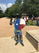 Armed protesters at Hermann Park defend Sam Houston statue