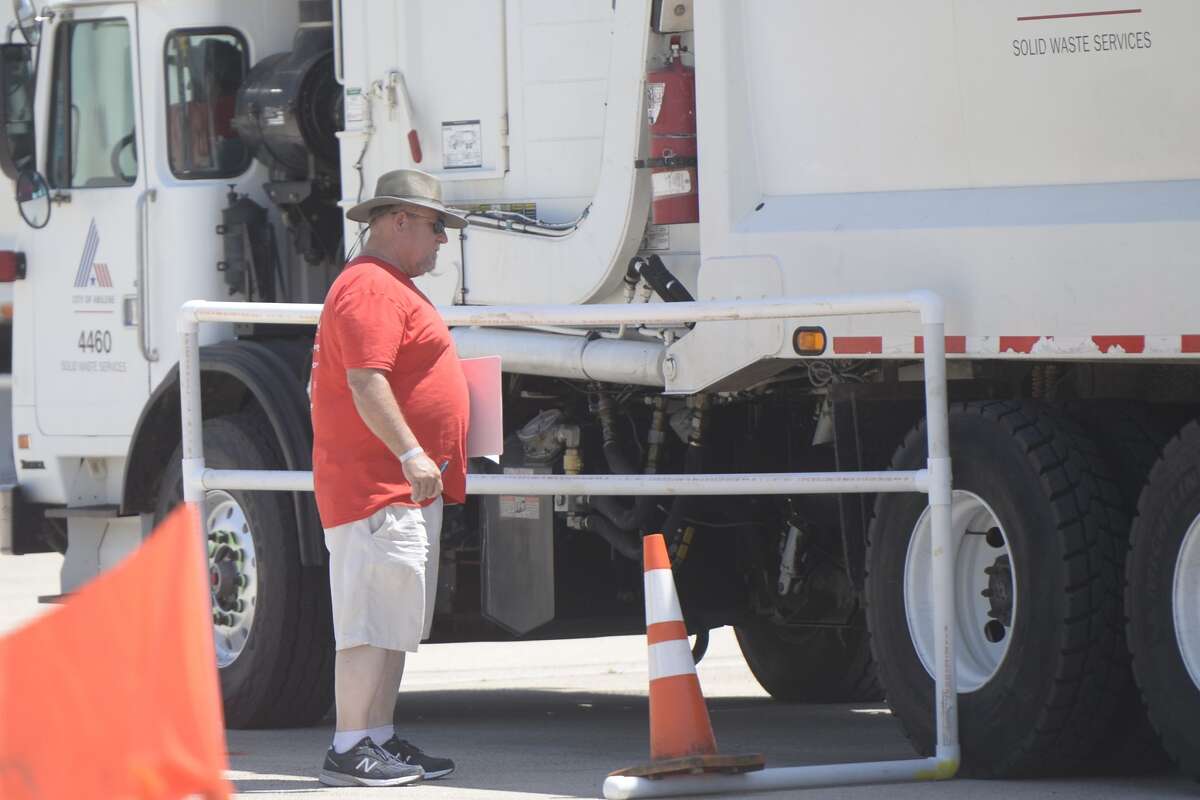 Road-E-O competition for waste disposal truck drivers