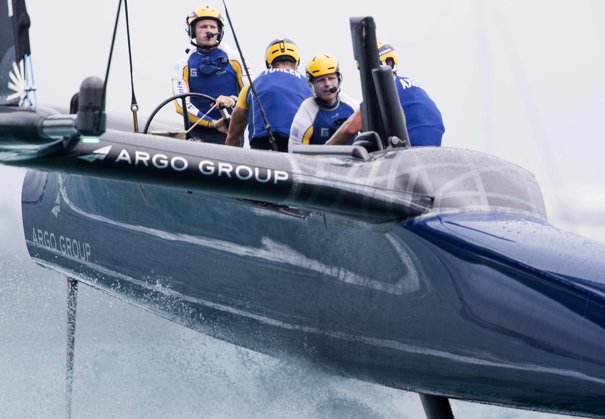Artemis skipper falls overboard in Cup challenger finals