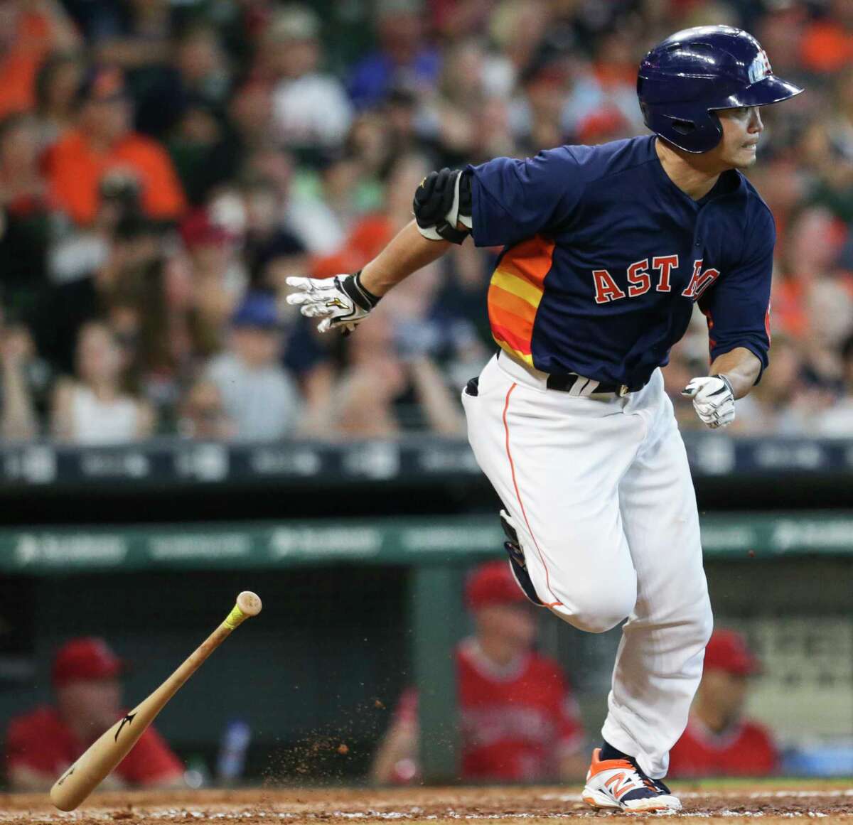 Astros' Nori Aoki notches 2,000th hit between Japan and MLB