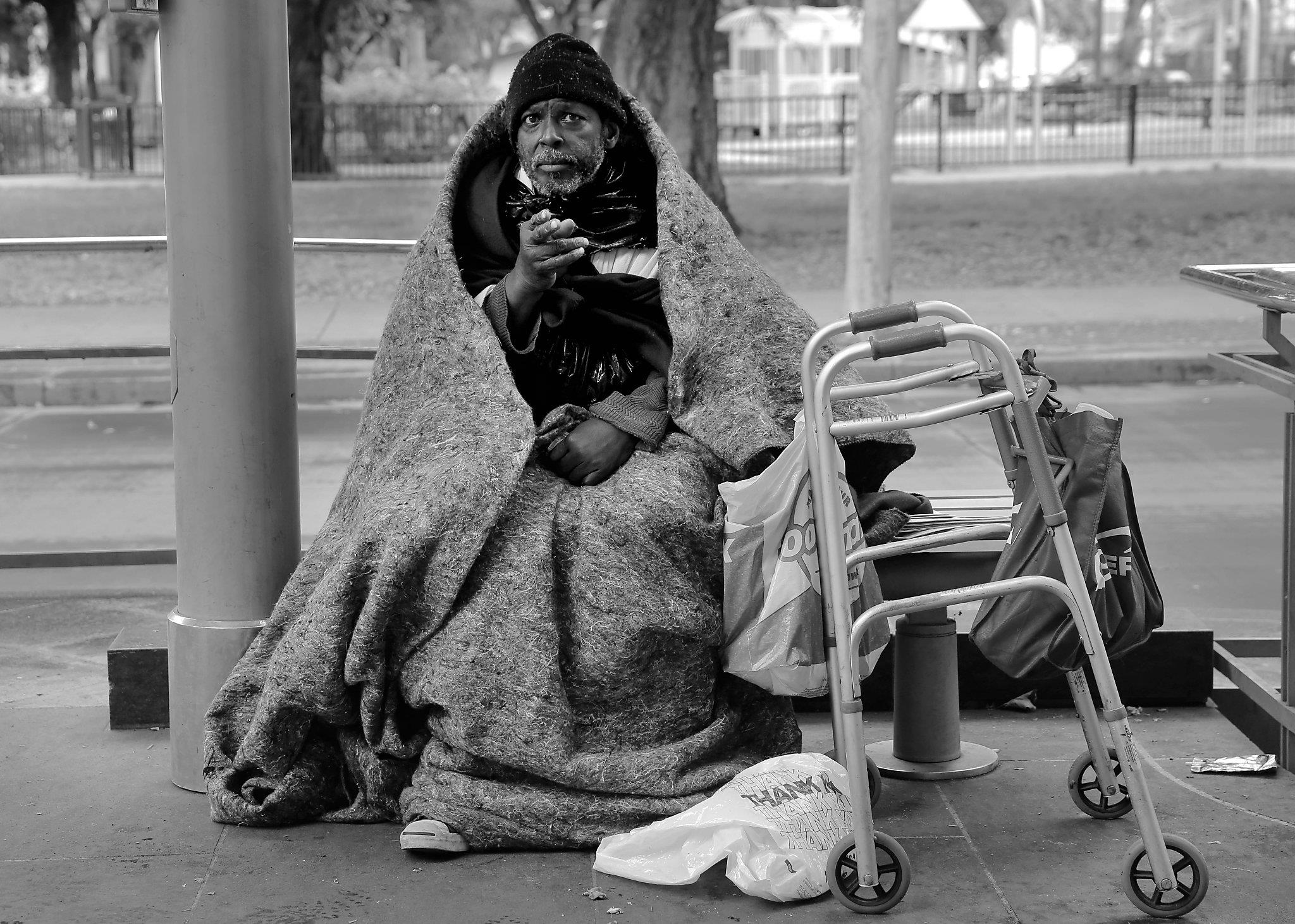 Homeless Black People