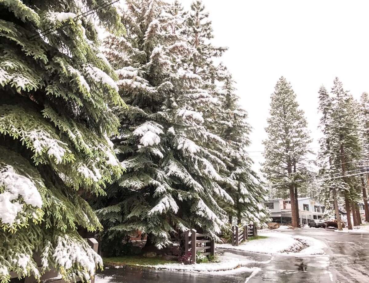 Winter in June? Rare fresh powder falls at Lake Tahoe