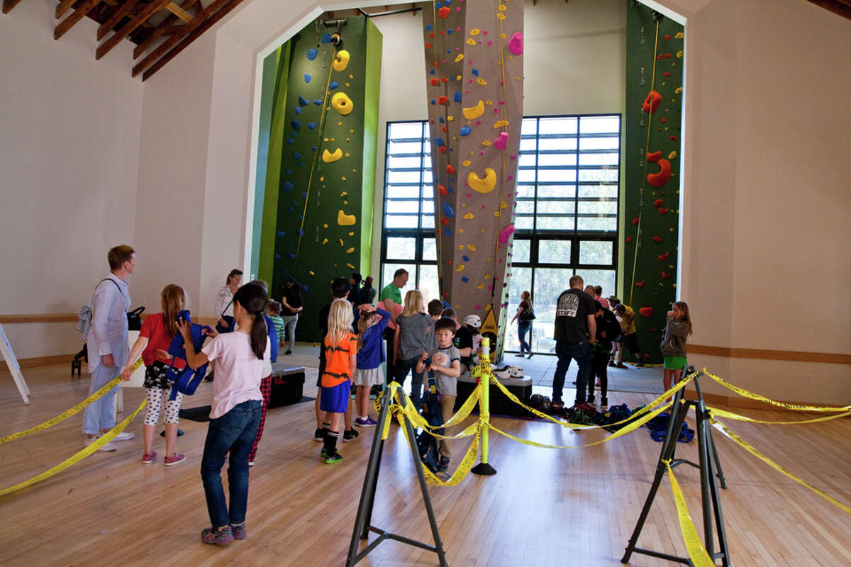 1st public rock climbing wall unveiled at renovated Glen Canyon Park ...