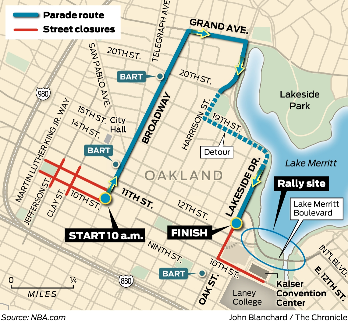 Warriors' NBA championship parade through Oakland set for Thursday