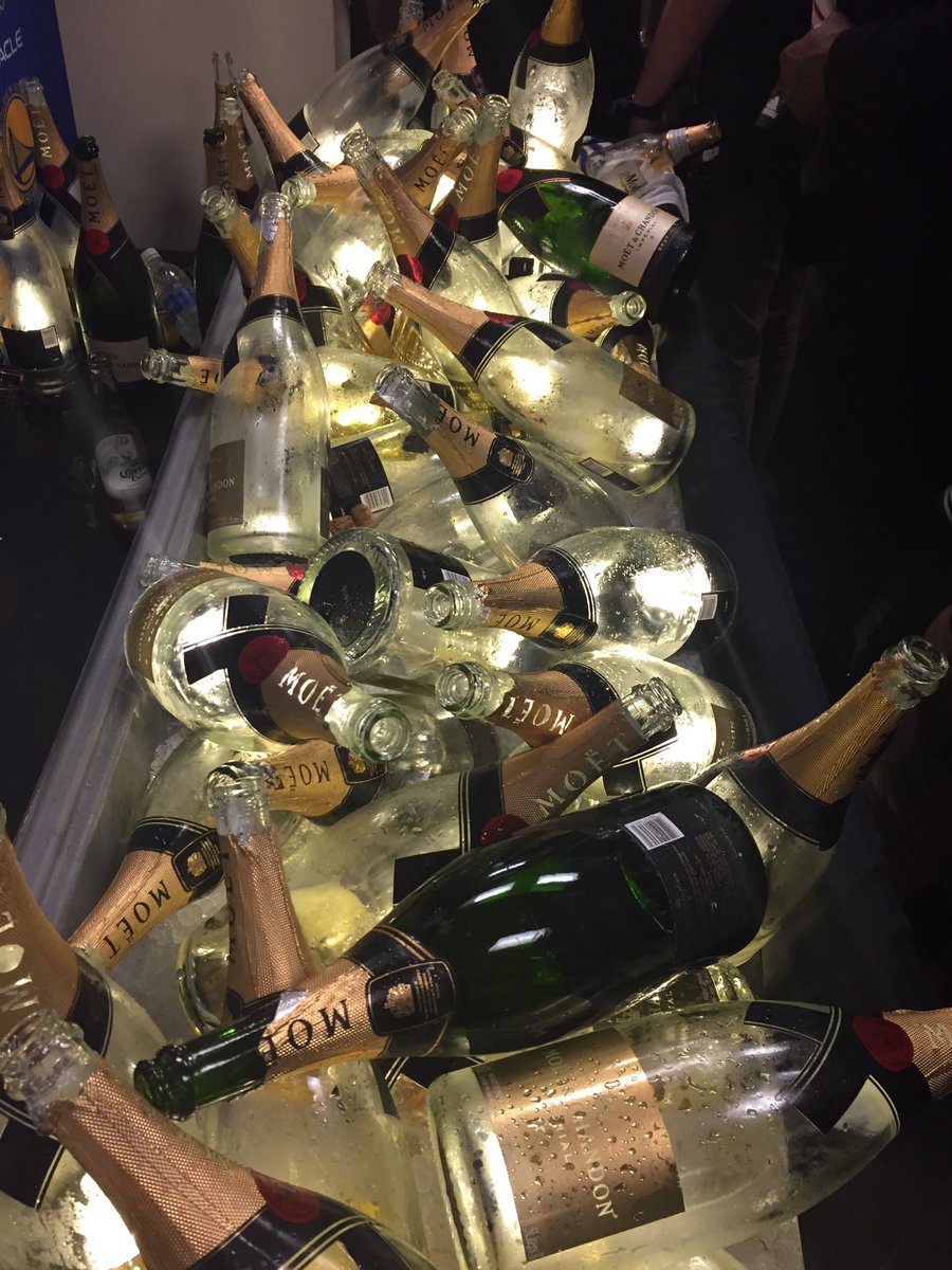 Warriors apparently celebrated victory with $360,000 worth of champagne