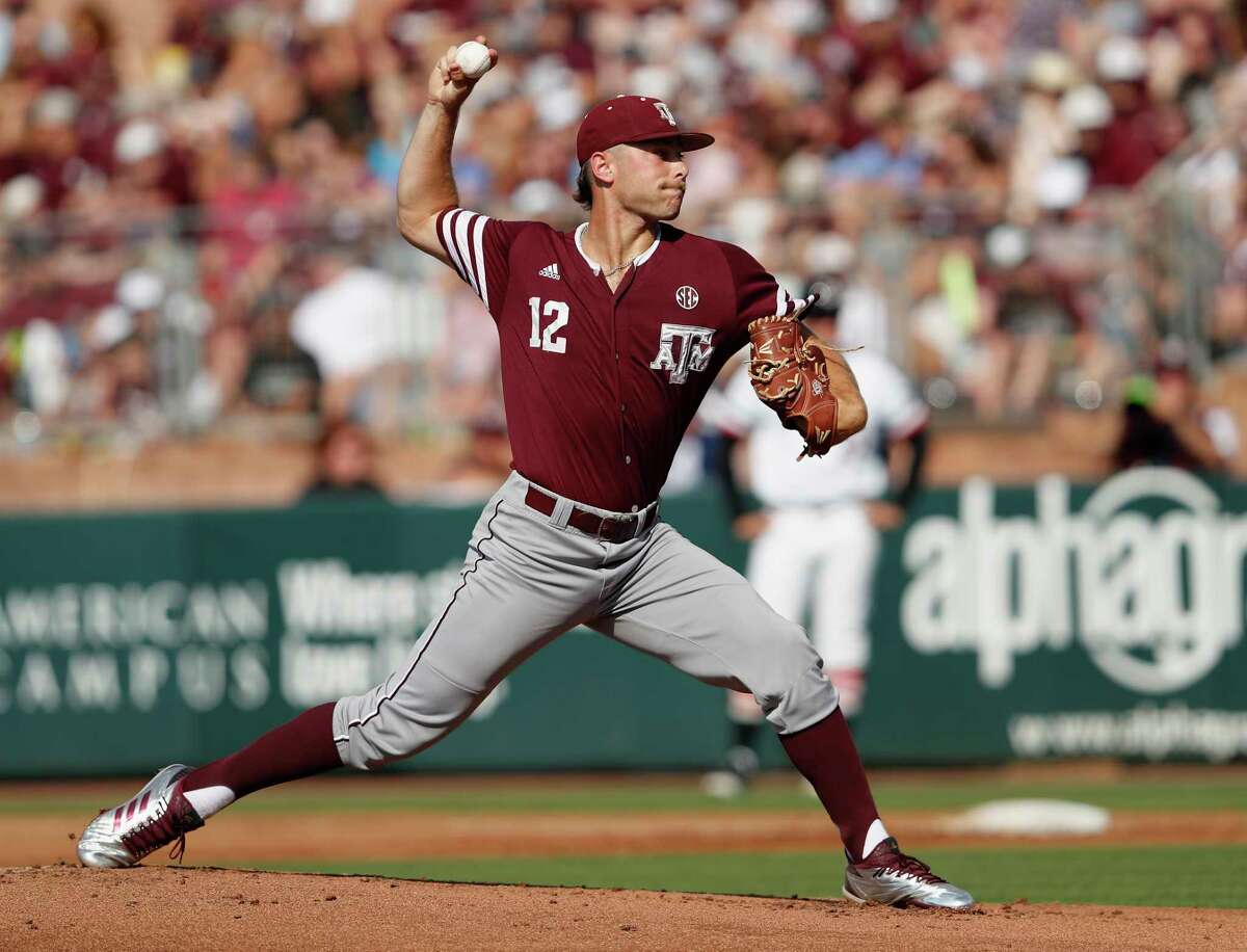 A&M pitcher Corbin Martin glad to be an Astro, but first it's the ...
