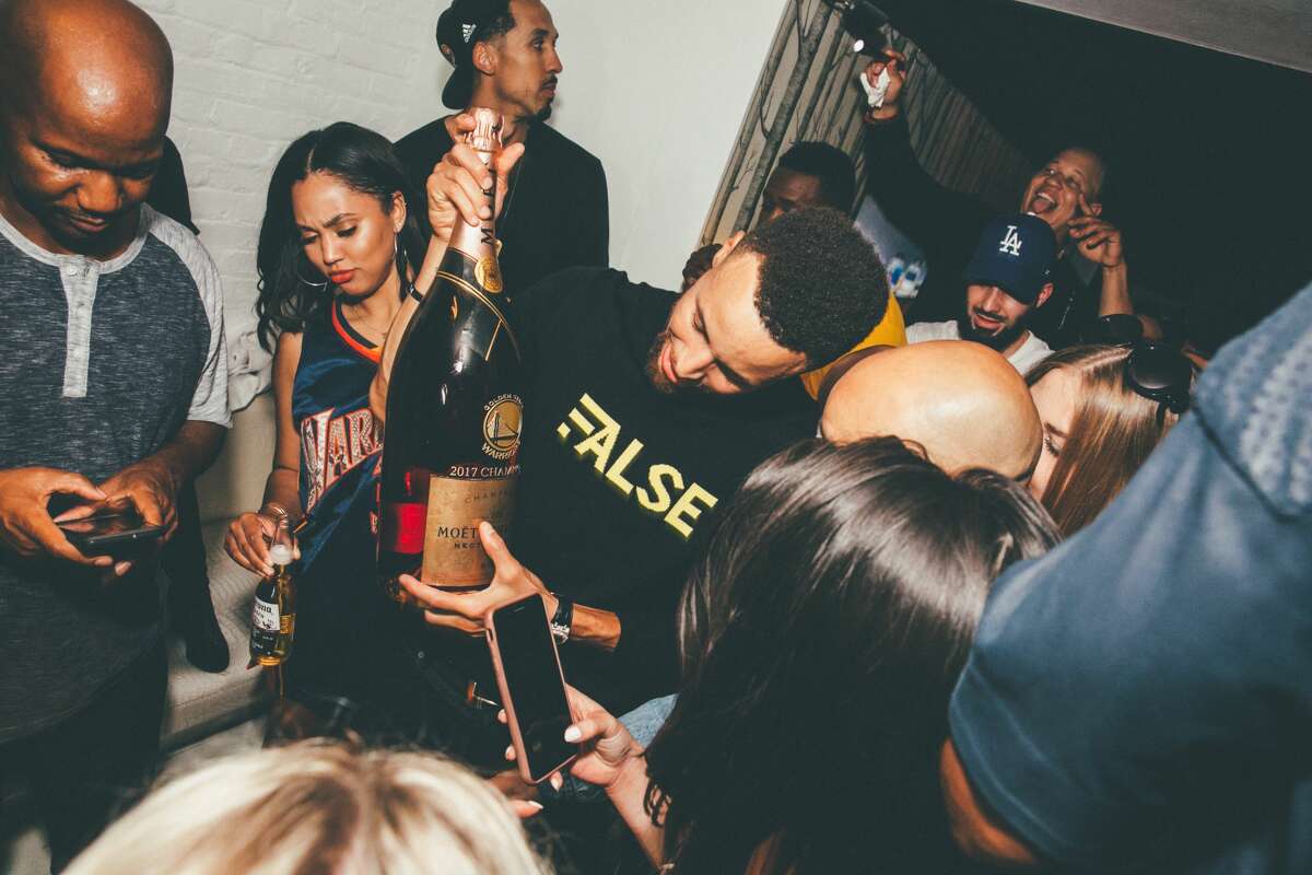 Photos: Warriors party at San Francisco nightclub, reportedly down 80 ...