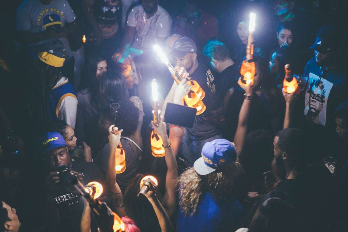 Photos: Warriors party at San Francisco nightclub, reportedly down 80 ...