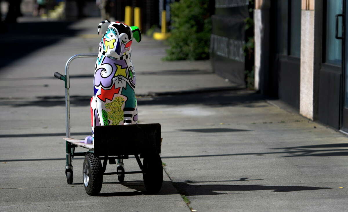Albany summer street exhibit features Nipper statues