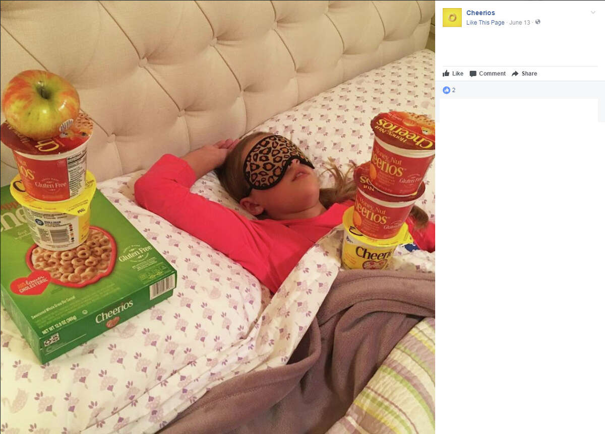 Winners show their stacking skills for the Cheerios Stacking Sweepstakes