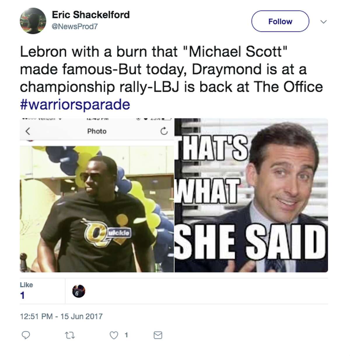 Warriors parade spawns championship-caliber memes