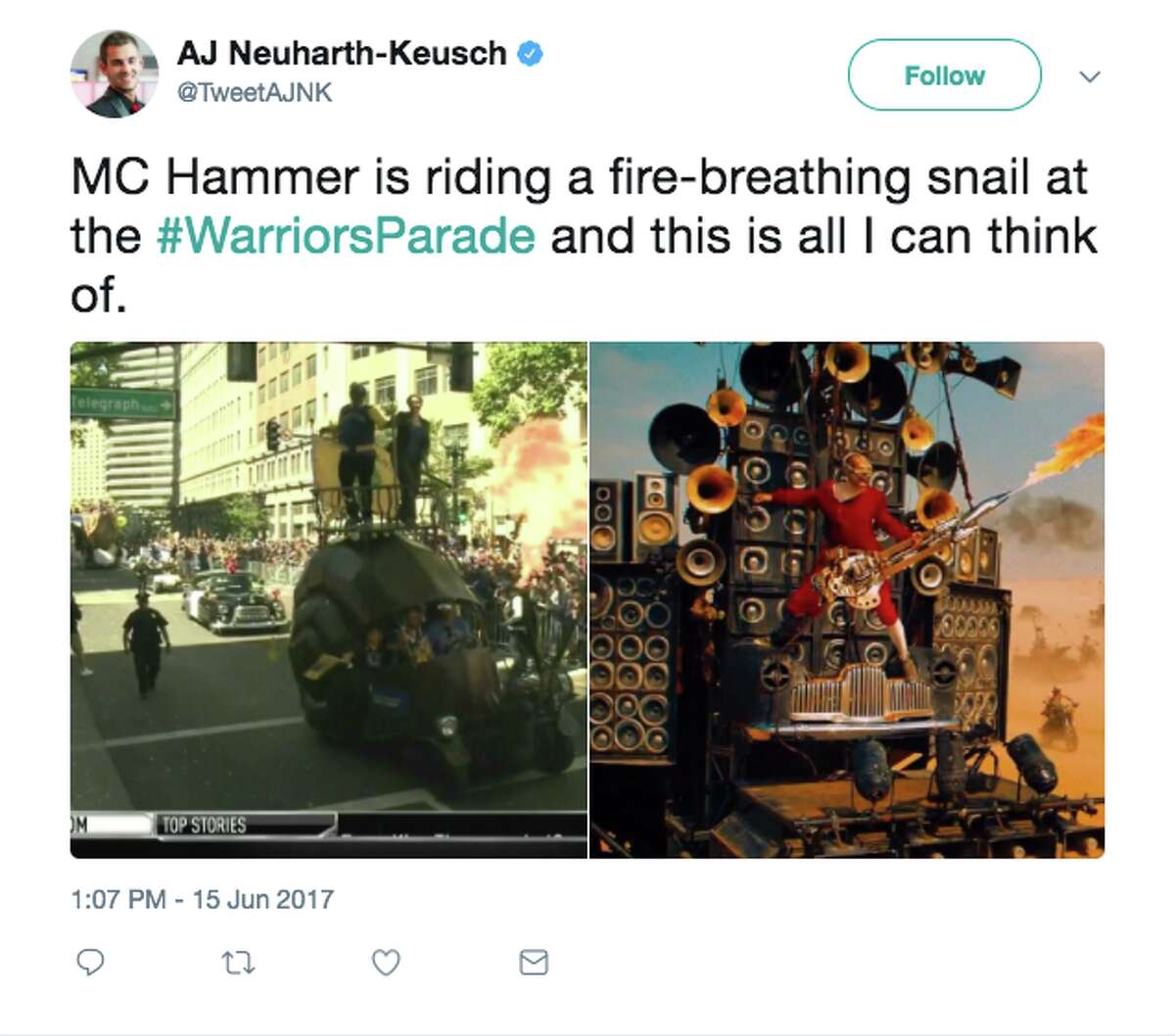 Warriors parade spawns championship-caliber memes