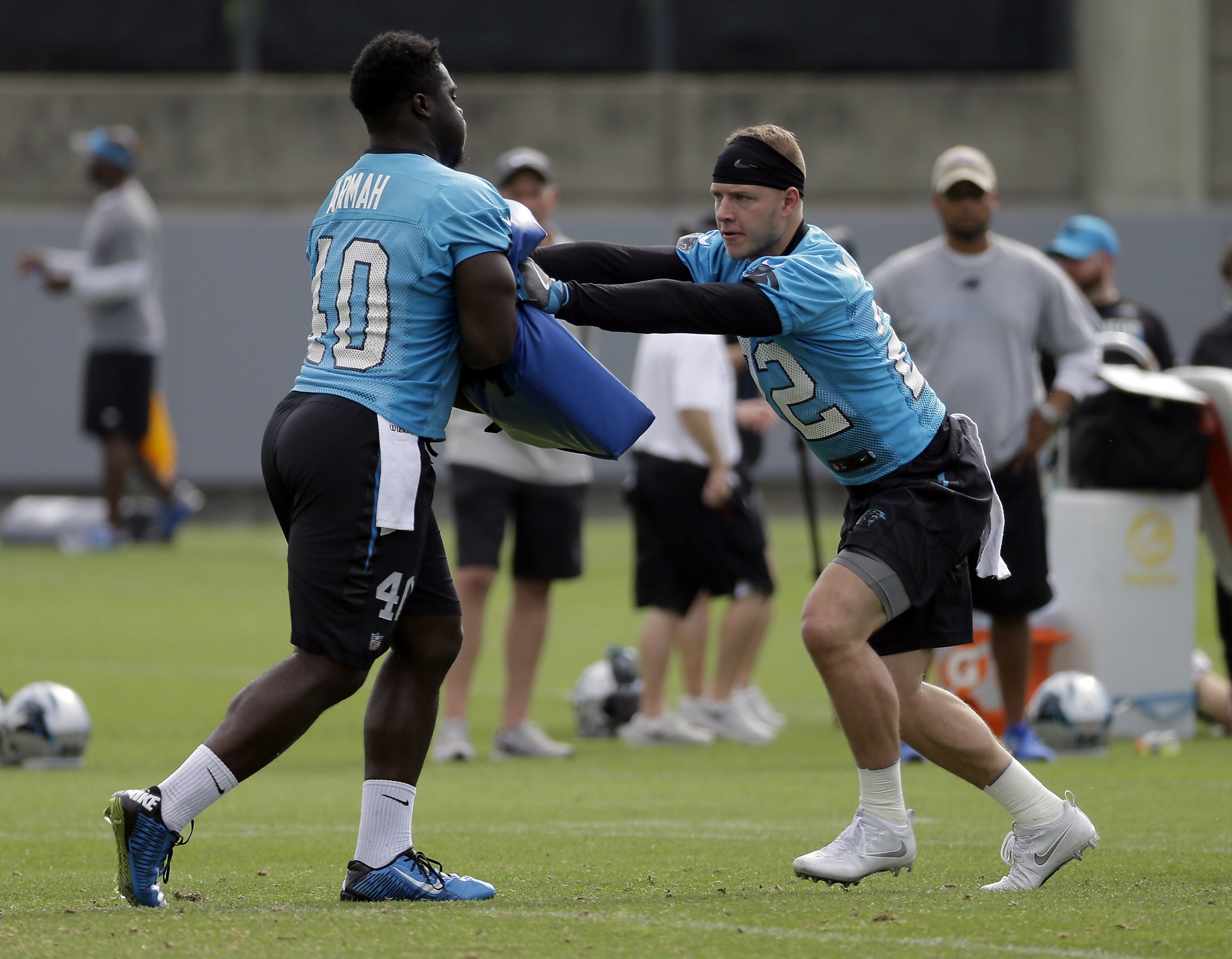 Christian McCaffrey hits ground running with Panthers