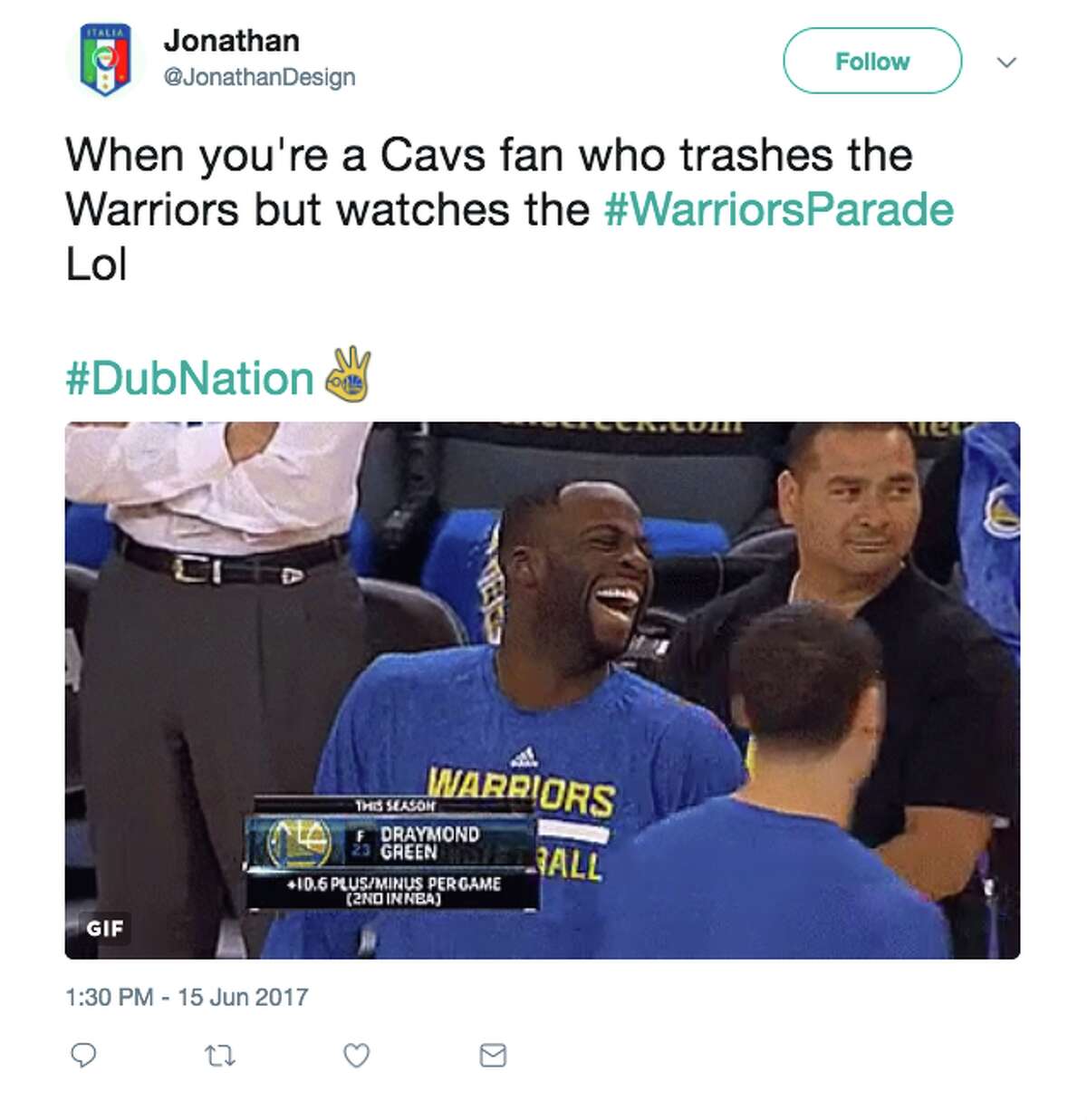 Warriors parade spawns championship-caliber memes