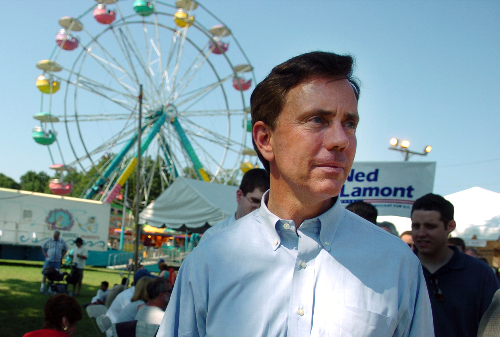 Lamont reprises his candidacy for governor