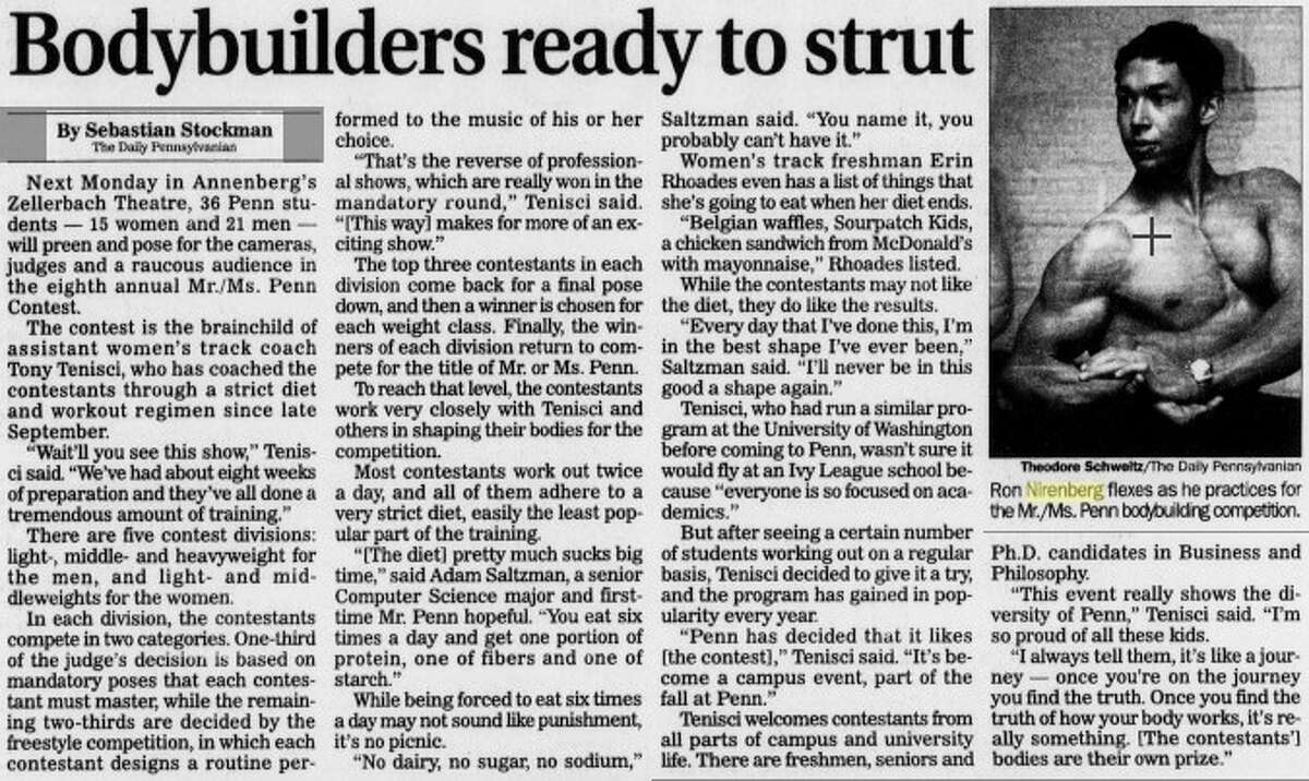 Throwback photos show new S.A. Mayor Ron Nirenberg in his bodybuilding ...