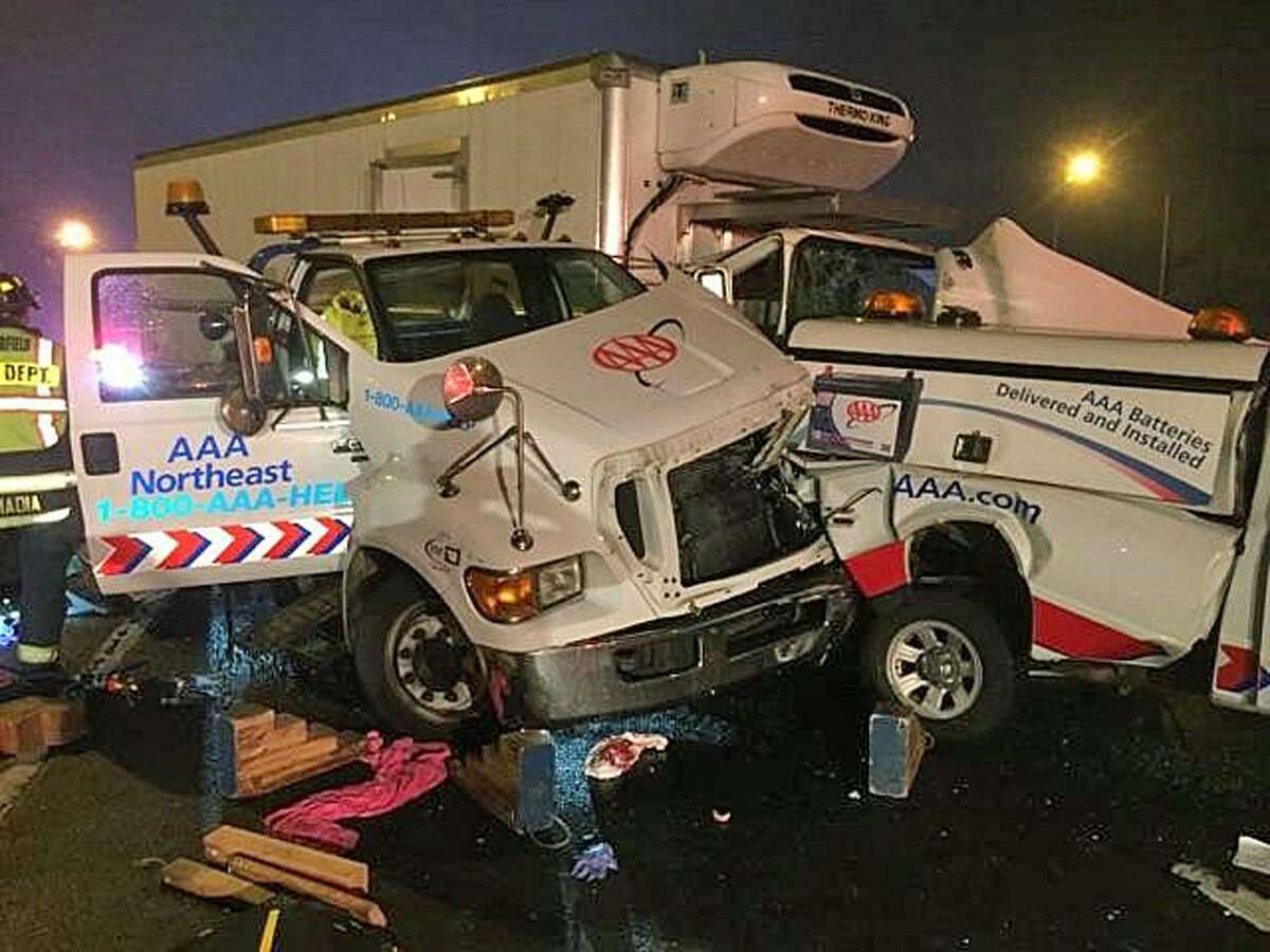 Tow truck, several vehicles involved in I-95 crash Friday
