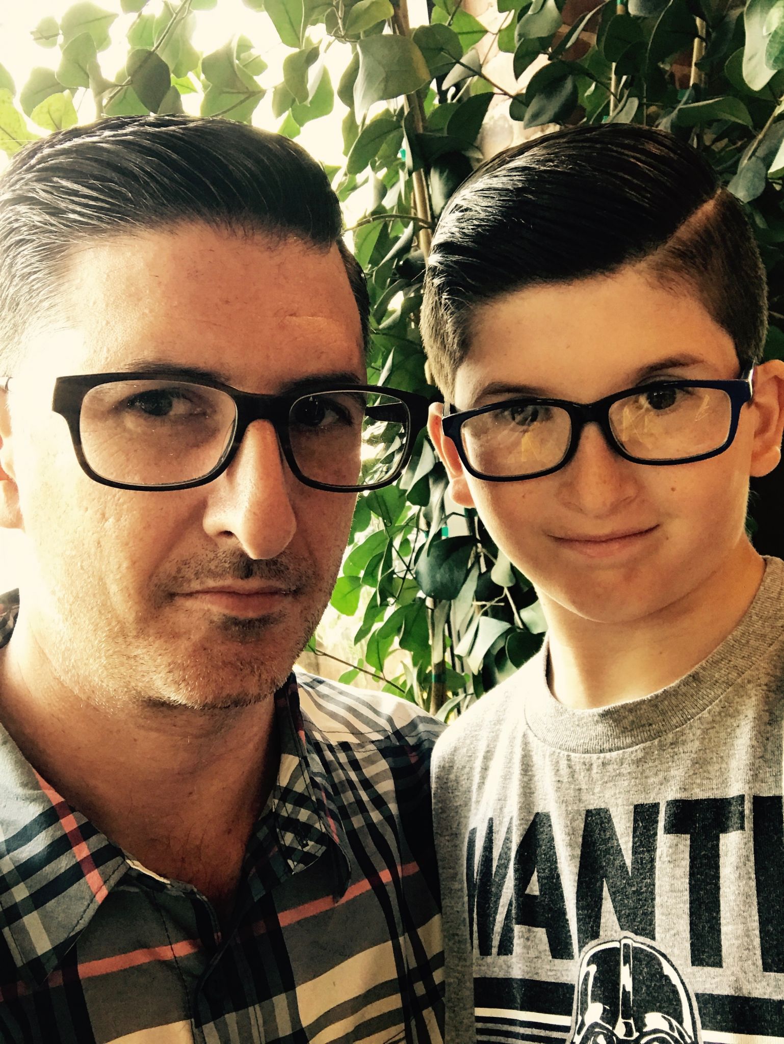 Are you seeing double? Father-son look-alikes