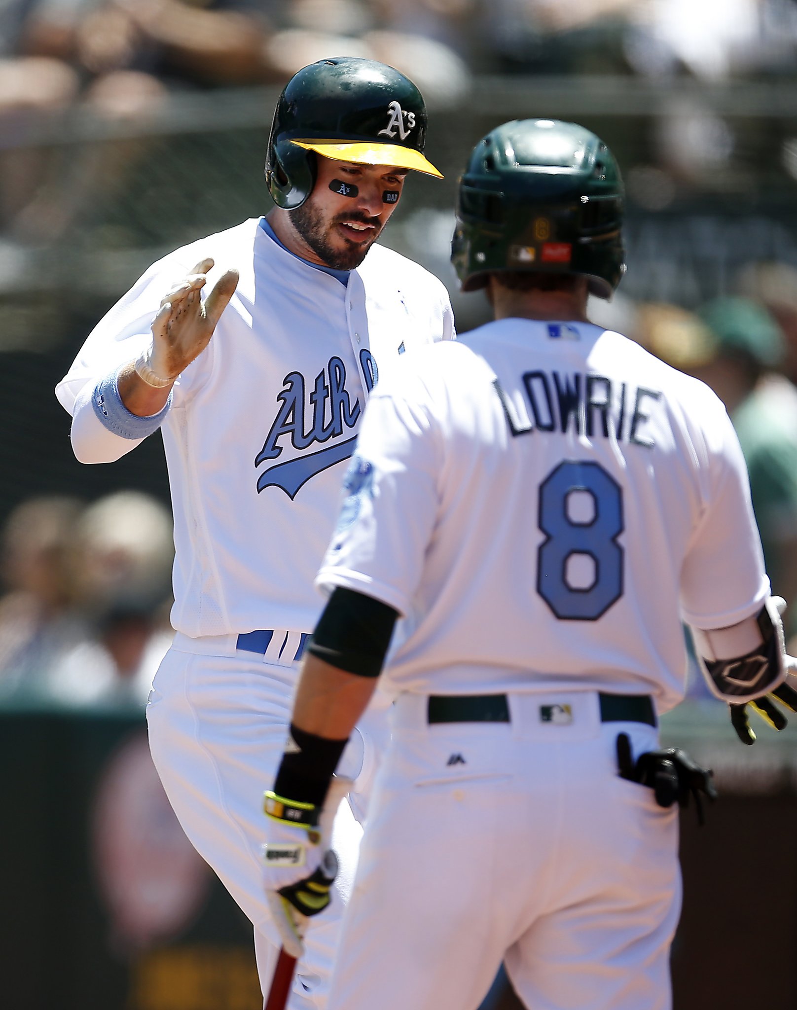 Matt Joyce solidifying A’s leadoff spot