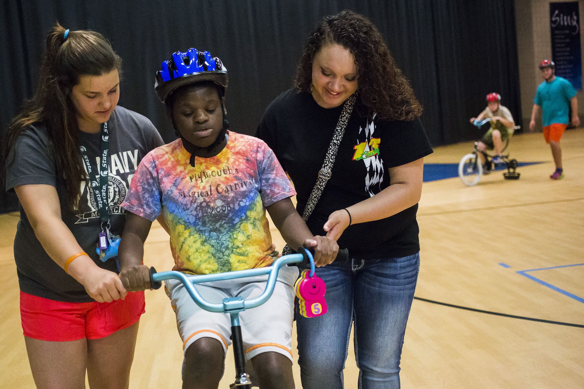 iCan Bike Camp allows youth with disabilities to learn to ride a bike