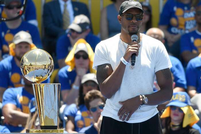 Warriors’ championship trophy takes a star turn in SF